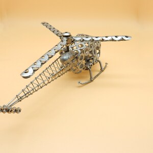 Helicopter Metal Sculpture Metal Art Metal Sculpture Art Sculpture ...