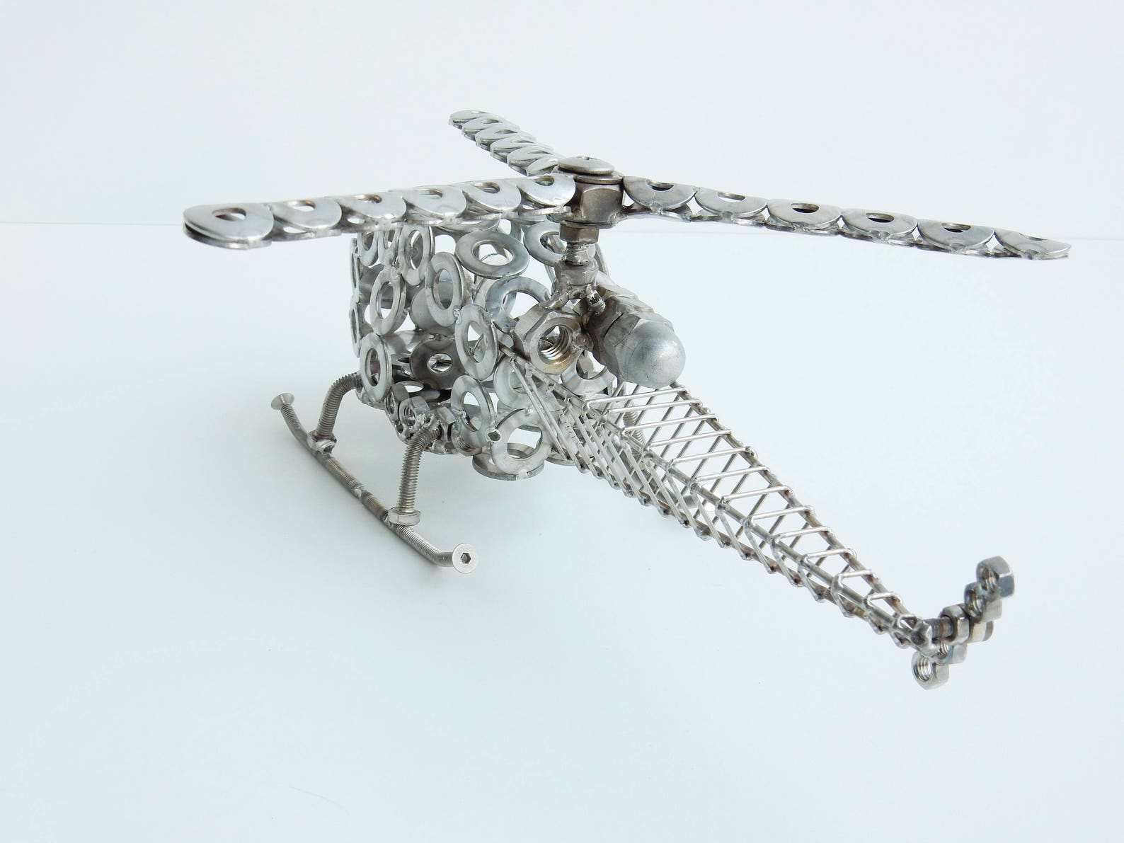 Helicopter Metal Sculpture Metal Art Metal Sculpture Art | Etsy