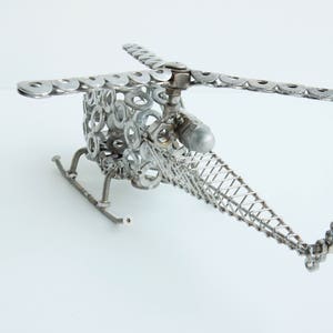 Helicopter Metal Sculpture Metal Art Metal Sculpture Art | Etsy