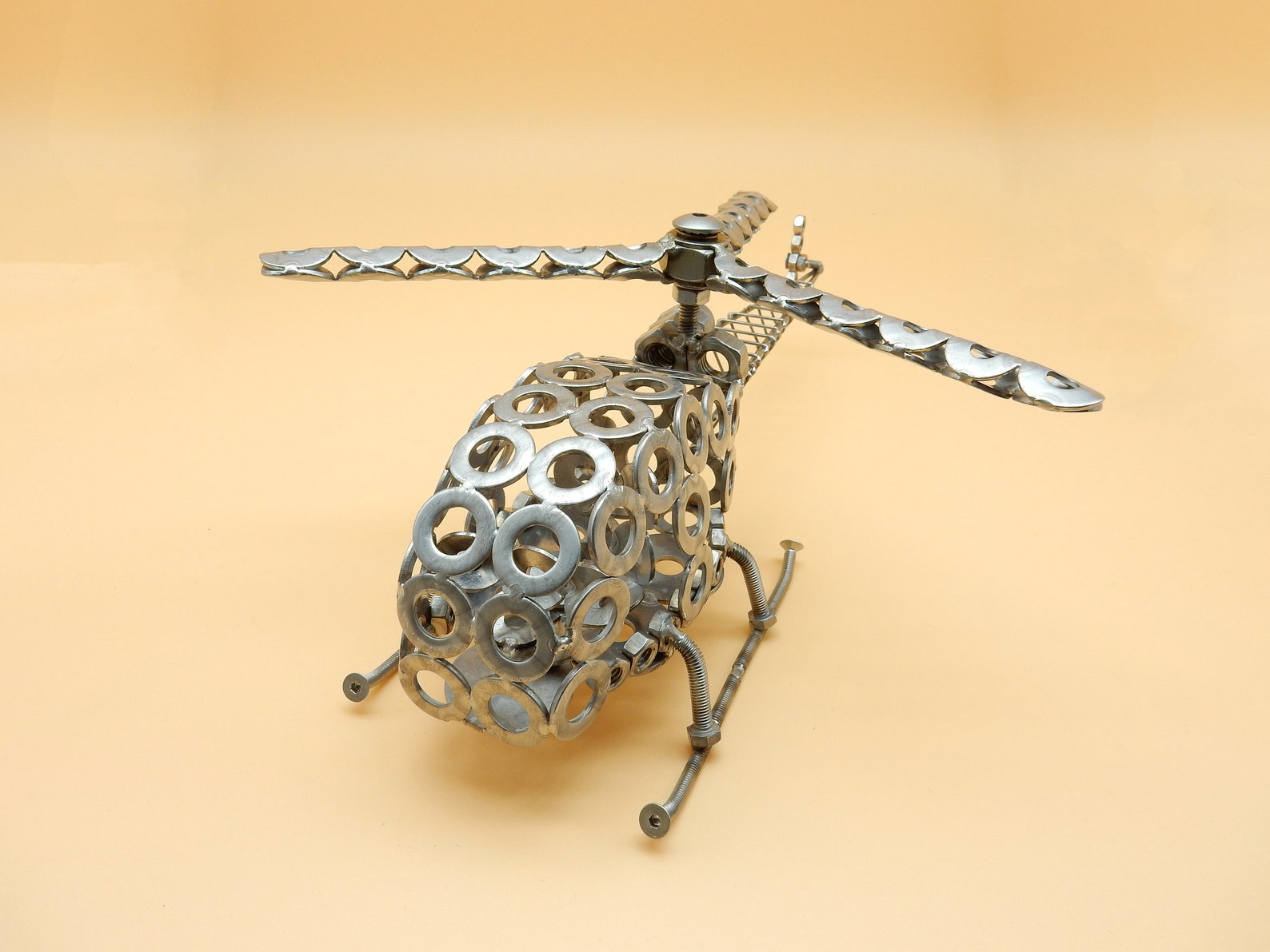 Helicopter Metal Sculpture Metal Art Metal Sculpture Art - Etsy