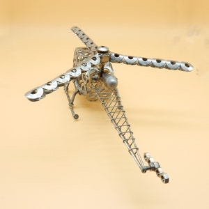 Helicopter Metal Sculpture Metal Art Metal Sculpture Art Sculpture ...