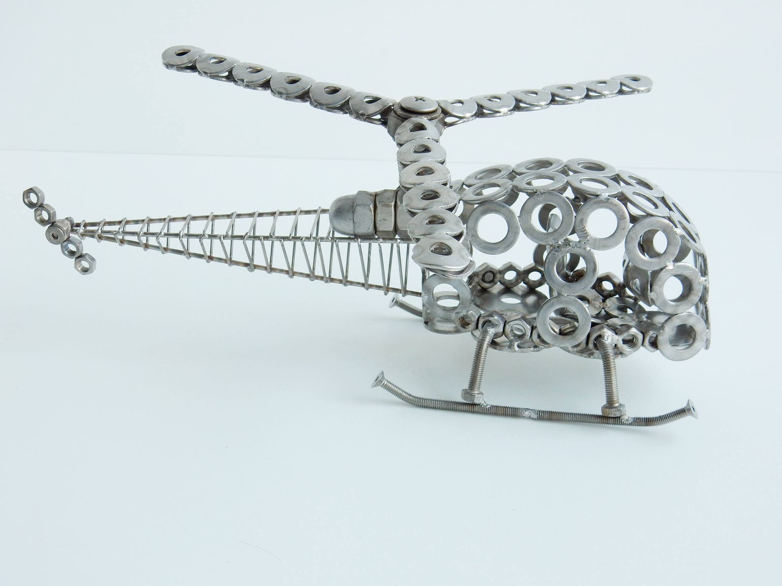 Helicopter Metal Sculpture Metal Art Metal Sculpture Art | Etsy
