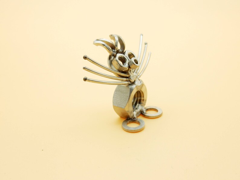 Cat-kitten Metal Sculpture Scrap Metals Metal Art Metal - Etsy UK