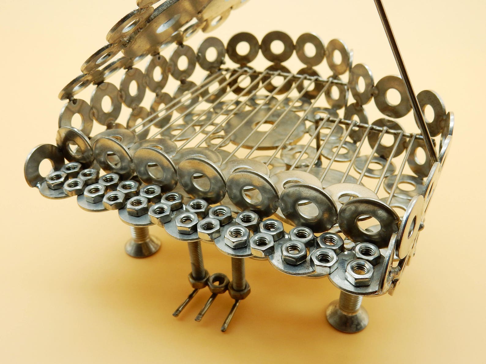 Piano Piano Piano Pianist Steel Sculpture Sculpture Pianist | Etsy