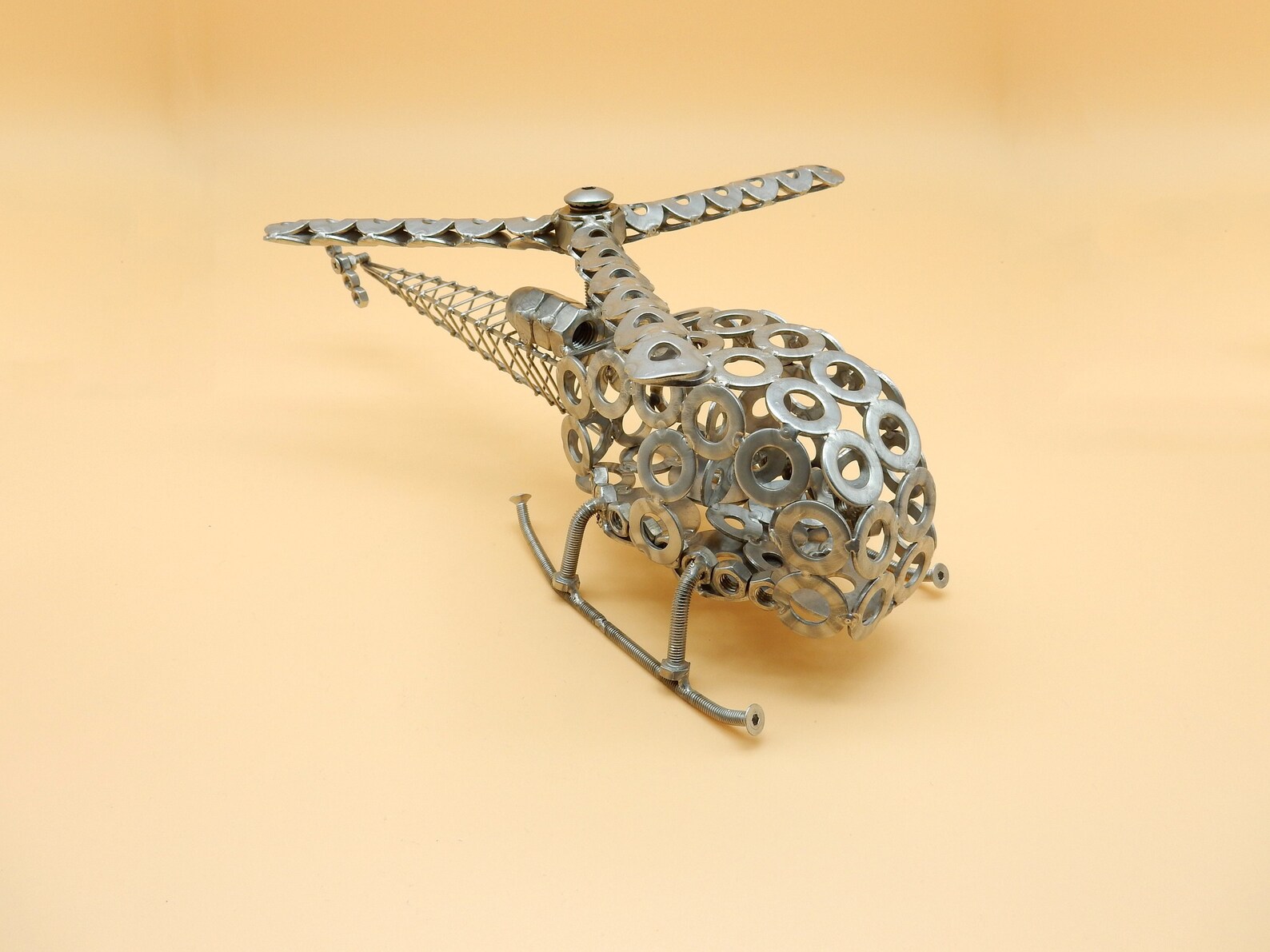Helicopter Metal Sculpture Metal Art Metal Sculpture Art - Etsy