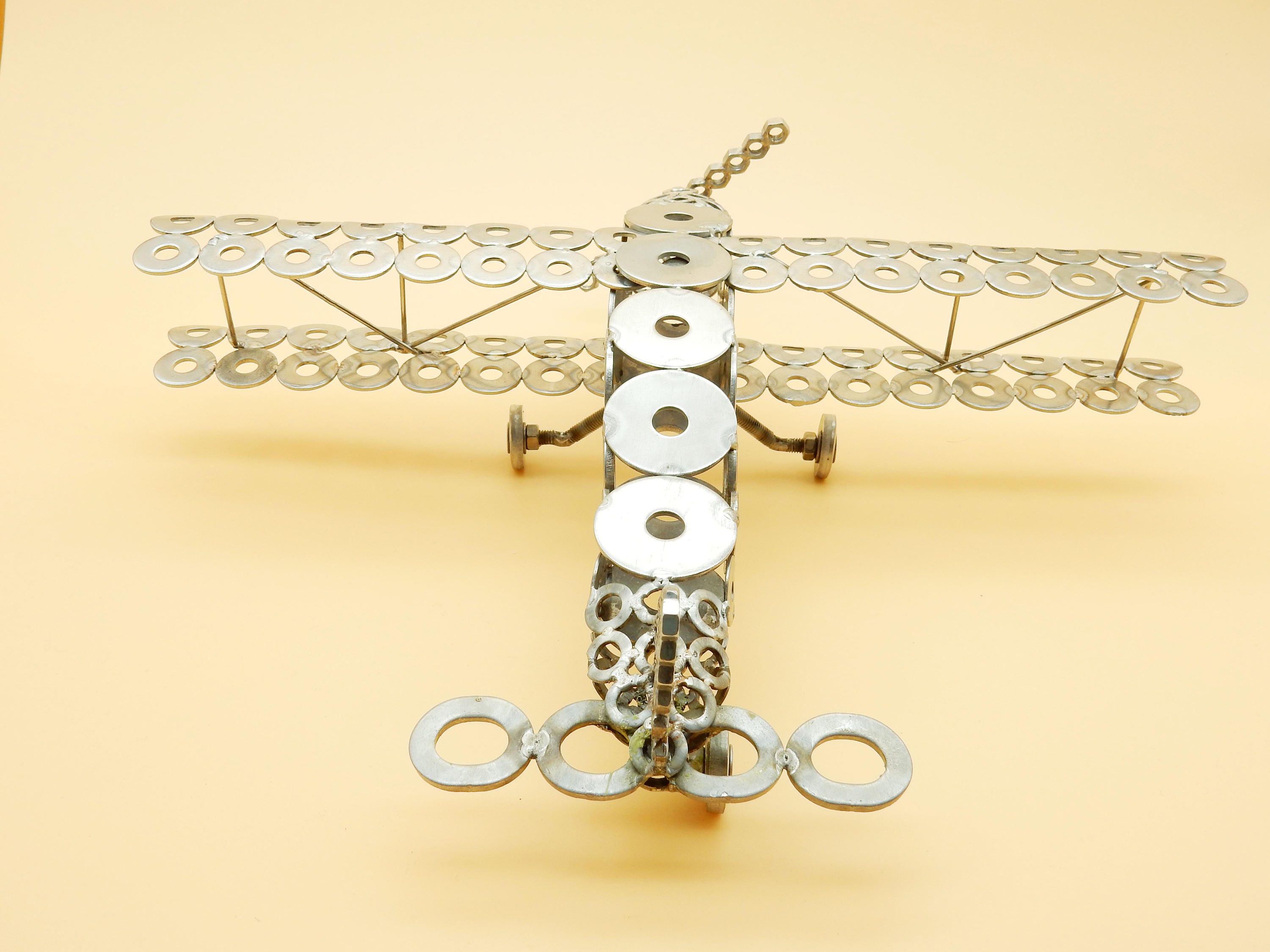 Airplane steel sculpture Metal sculpture gift aviation plane | Etsy