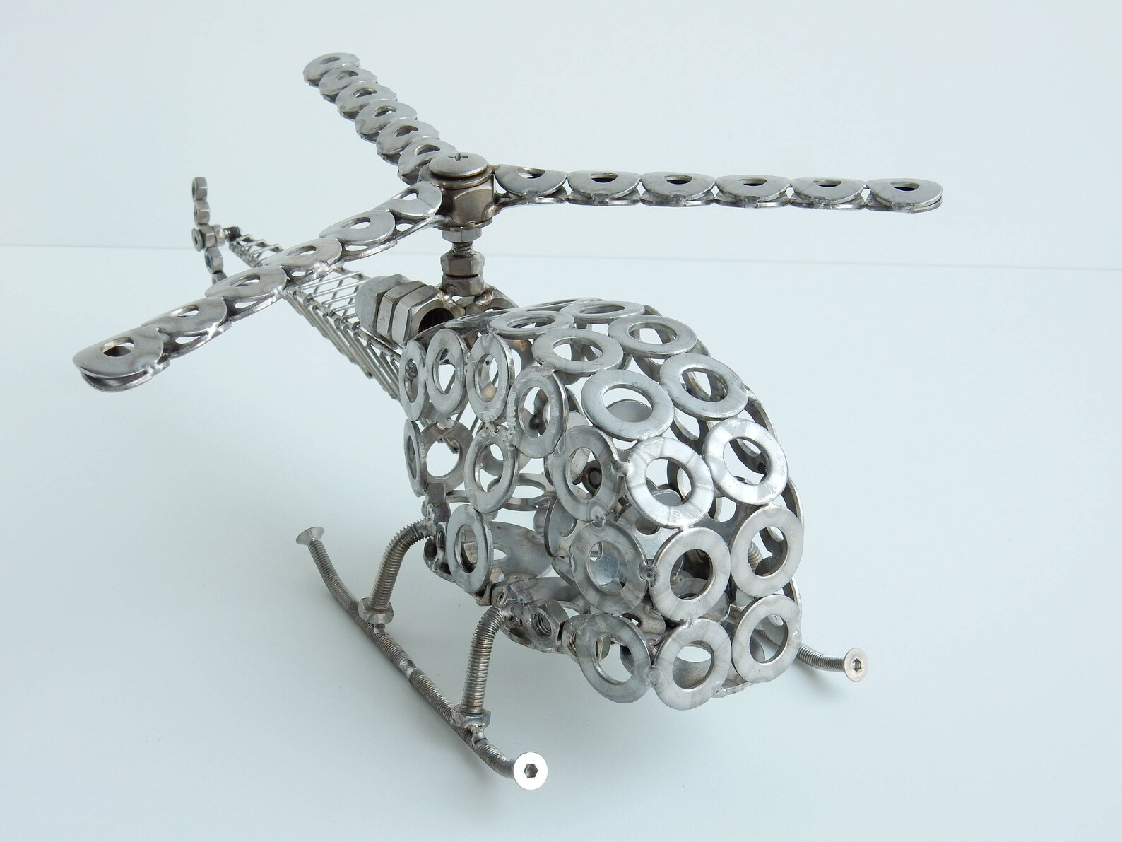 Helicopter Metal Sculpture Metal Art Metal Sculpture Art | Etsy
