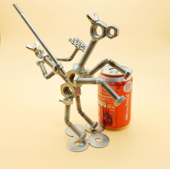 Steel Knight Metal Art Etsy