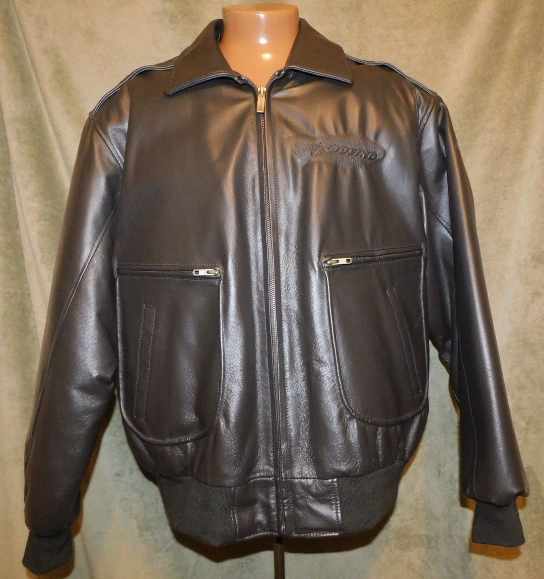 Boeing Bomber Jacket Flight Jacket Motorcycle Jacket Genuine - Etsy