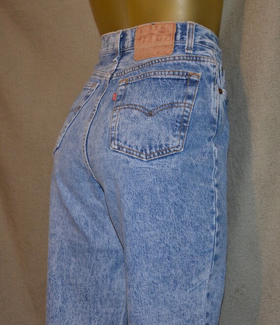 1980's Levi's 501 Acid Wash Regular Fit Straight Leg … - Gem