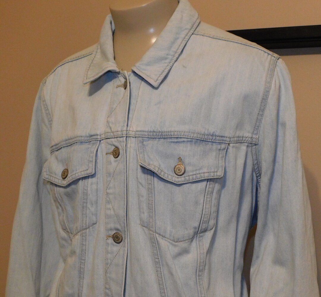 Y2K Old Navy Trucker Jacket Jean Jacket Denim Size 4X Plus - Etsy