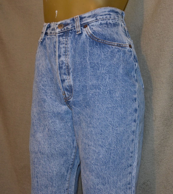1980's Levi's 501 Acid Wash Regular Fit Straight Leg … - Gem