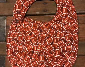 Football baby bib | Etsy