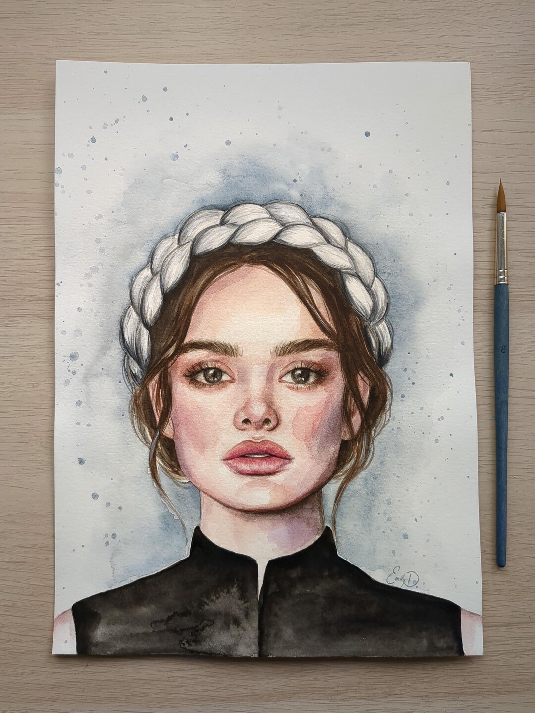 ORIGINAL PAINTING Fourth Wing Violet Sorrengail Fan Art | Watercolour ...