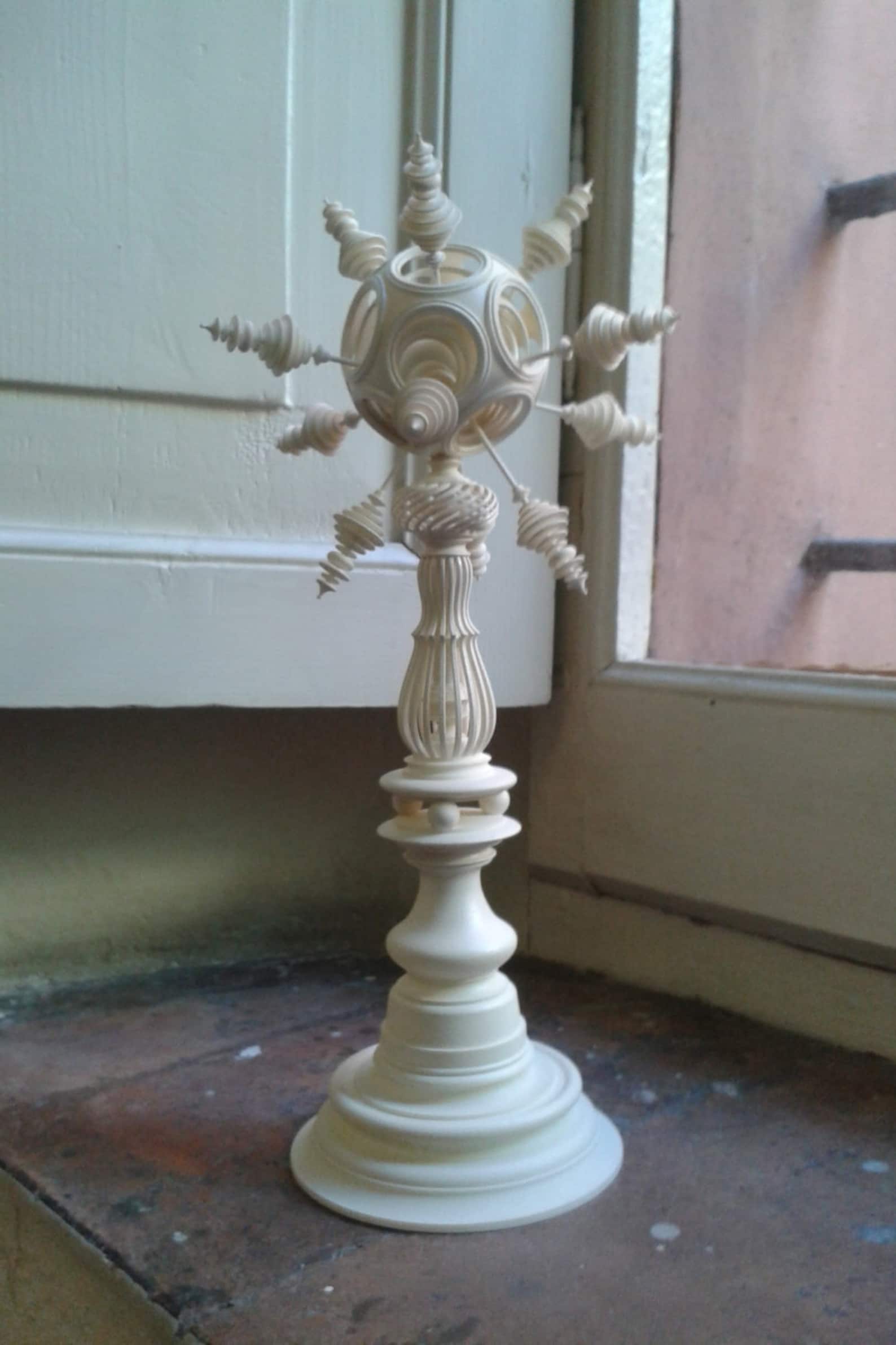 Ornamental Turning From Ivory Model of '600 in Rosemborg Museum in ...