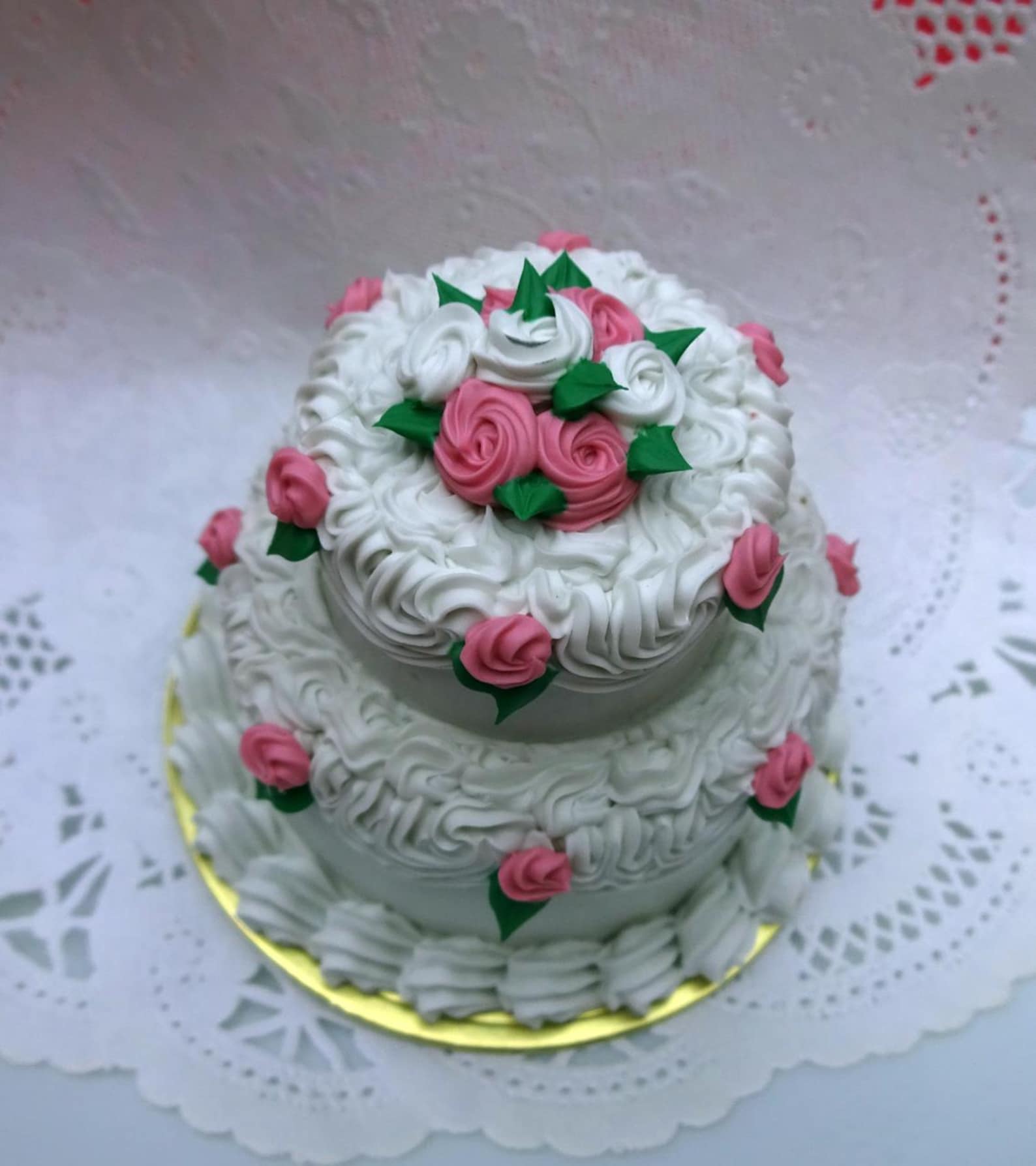Fake Two Tier White Mini Cake or Wedding Cake - Etsy