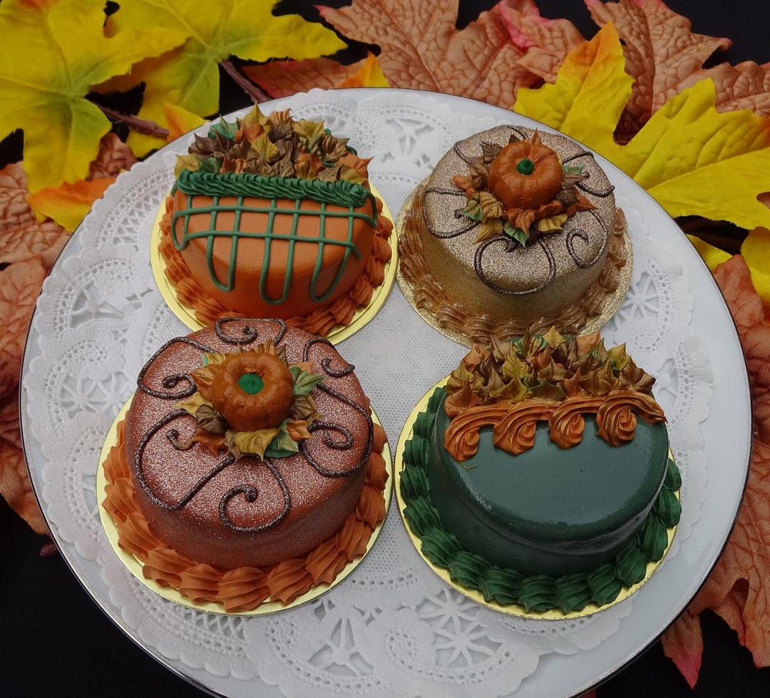Autumn Fab Fakes Mini Cakes - Etsy