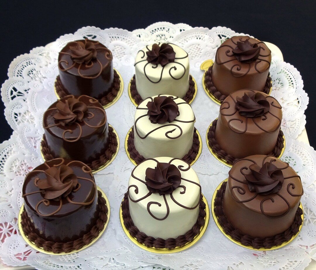 FAKE Chocolate Royale Mini Cakes - Etsy