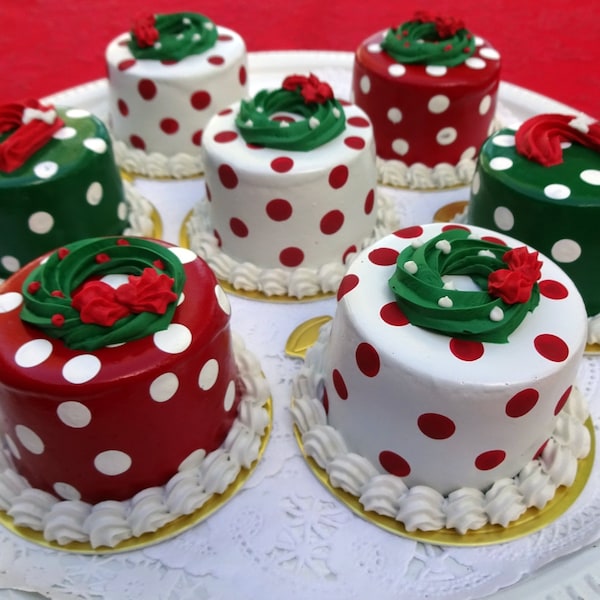 Fake Christmas Cake - Etsy