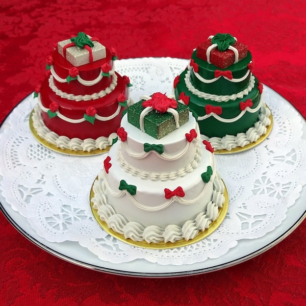Fake Christmas Cake - Etsy