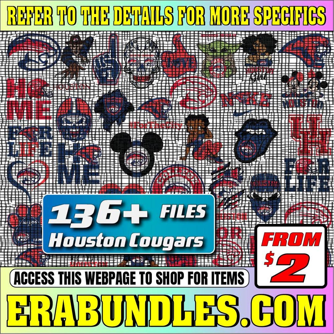 136 Files Houston-cougars Team Svg, Houston-cougars Svg, N-C-A-A Teams ...