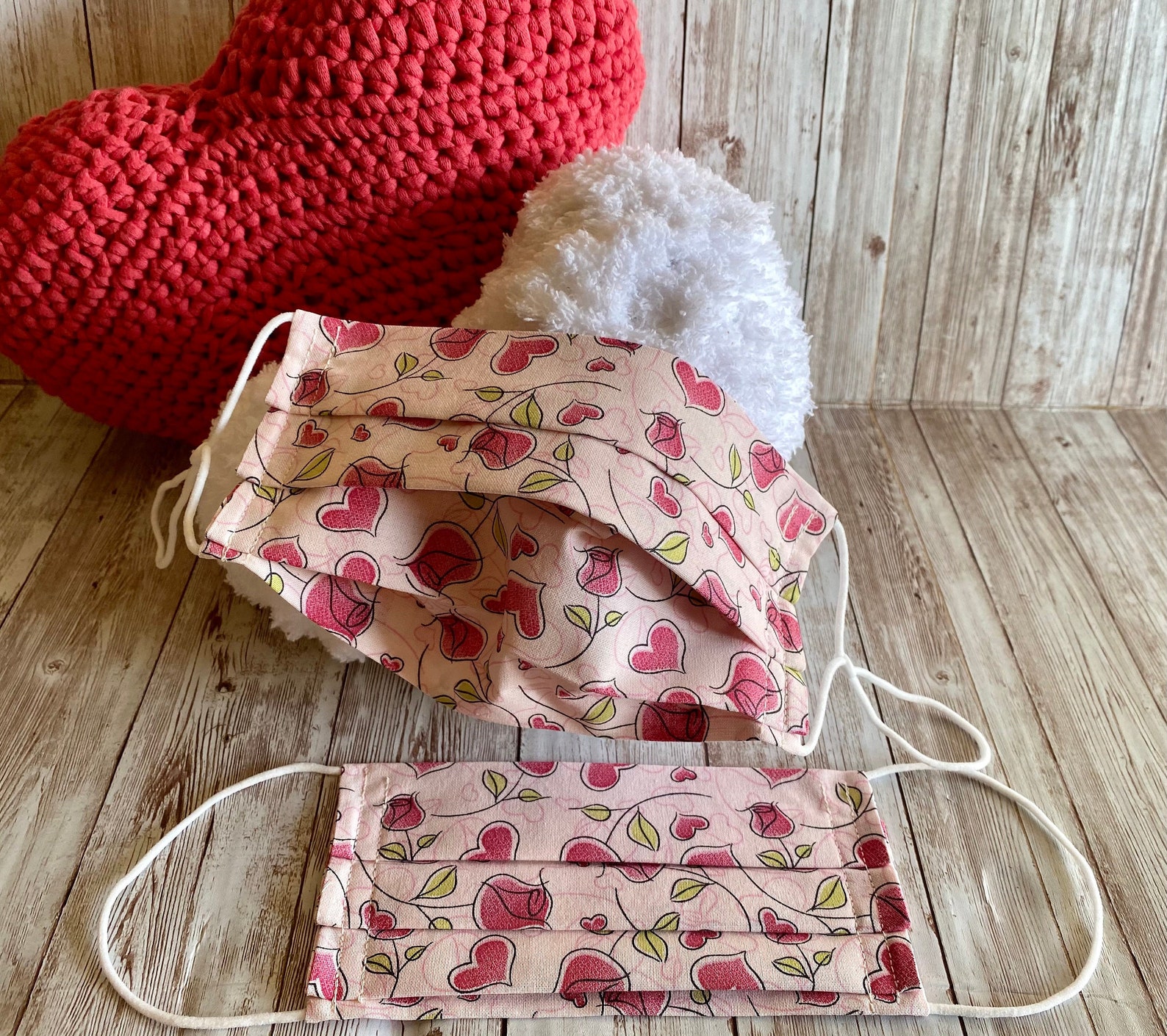 Valentine Adult Child Mask Rose Mask Adult Valentine Mask | Etsy