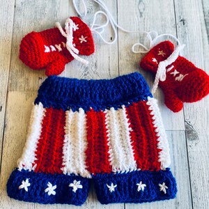 Crochet Baby Boxer Costume, Baby Boxer Shorts, Baby Boxing Outfit, Baby ...