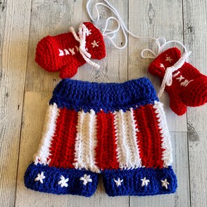 Crochet Baby Boxer Costume, Baby Boxer Shorts, Baby Boxing Outfit, Baby ...