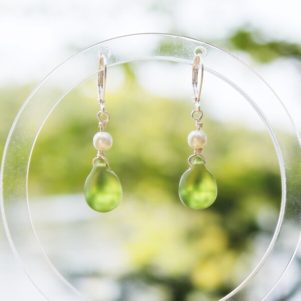 Green Teardrop - Etsy