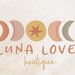 Logo Design Custom, Boho Logo Design, Premade Logo Design, Moon Logo ...