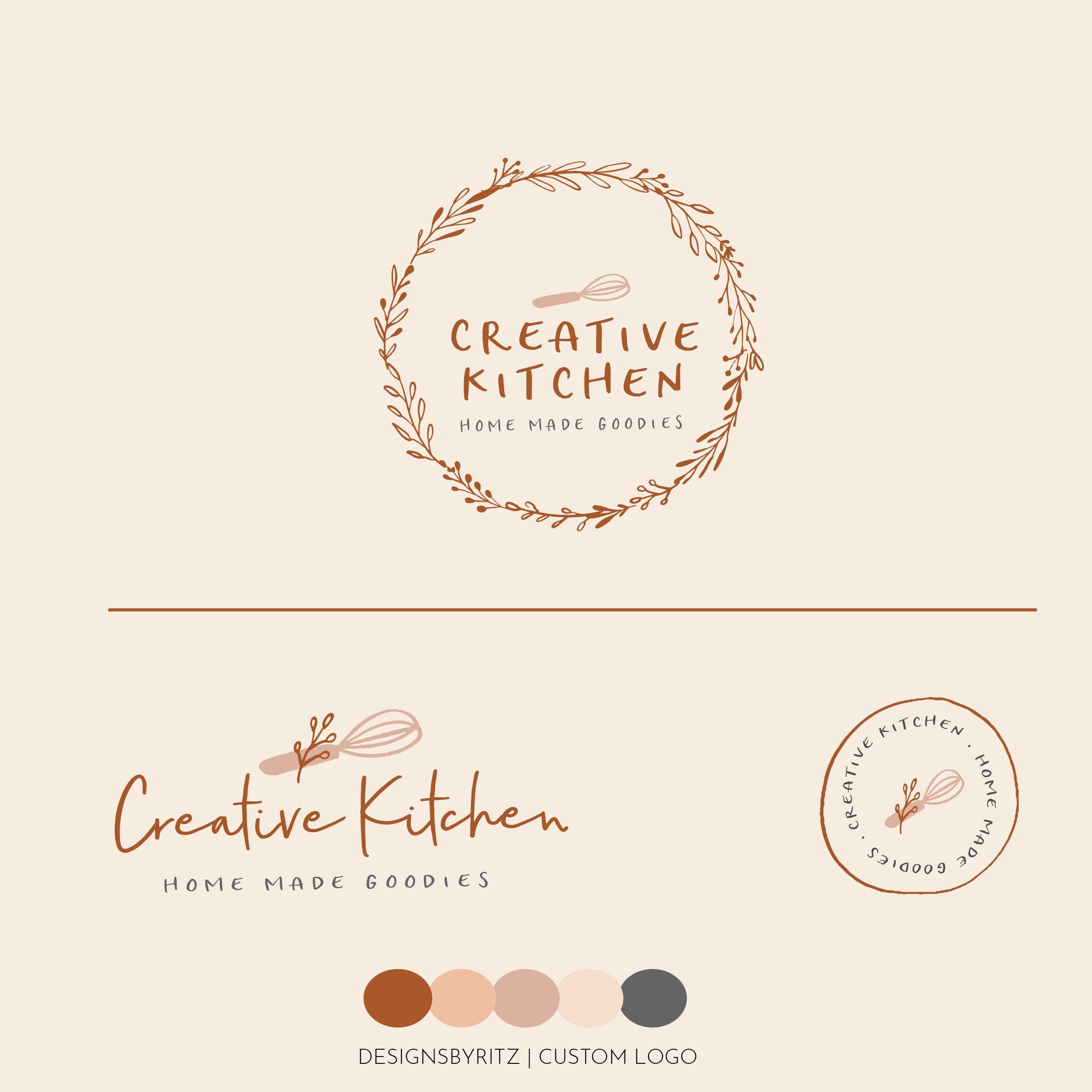 Food Logo Design Branding Kit Grazing Table Logo Design - Etsy UK