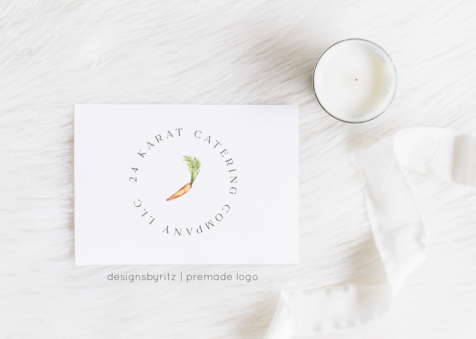 Food Logo Design, Grazing Table Logo Design, Carrot Rustic Logo ...