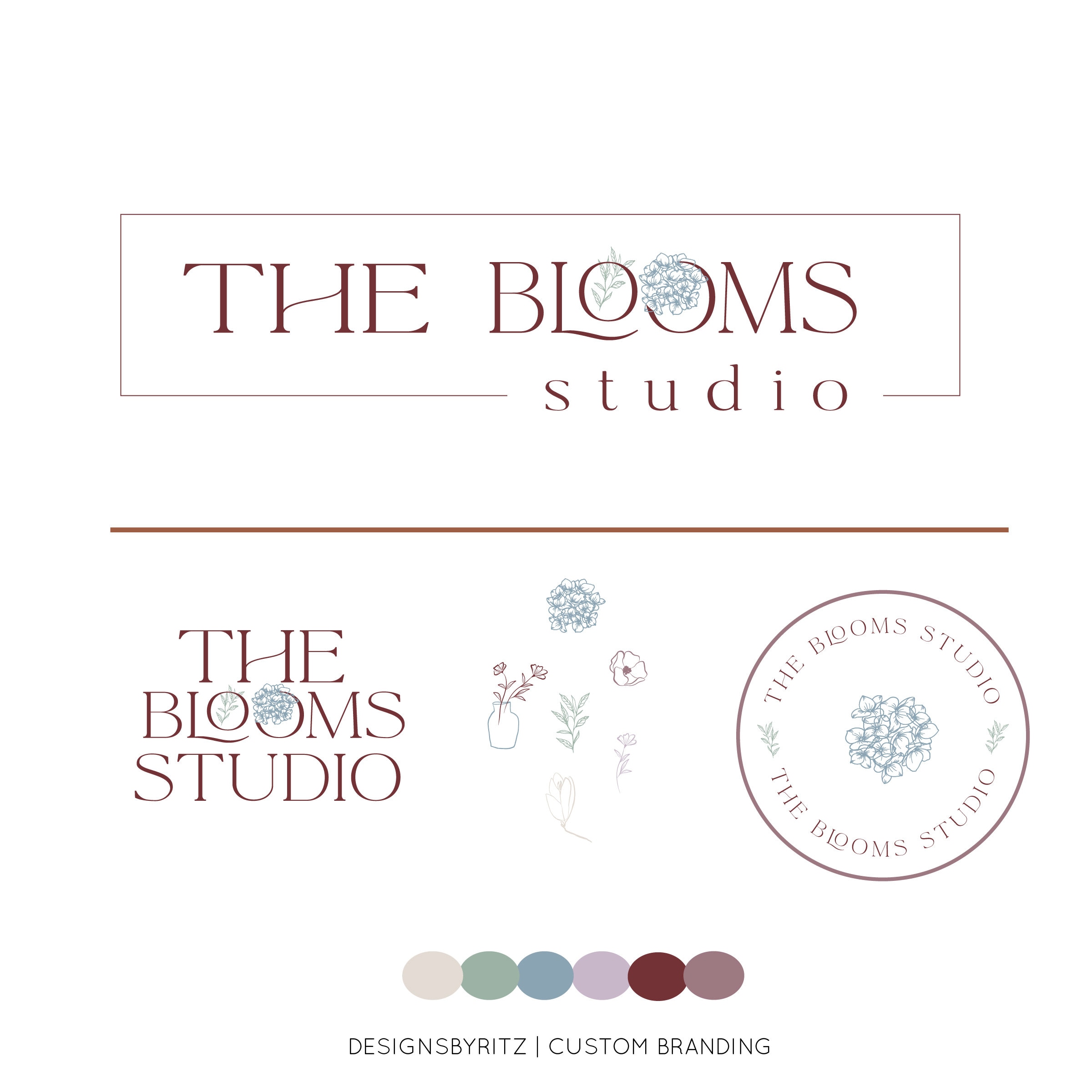 Business Branding Custom Logo Design Branding Kit Brand | Etsy