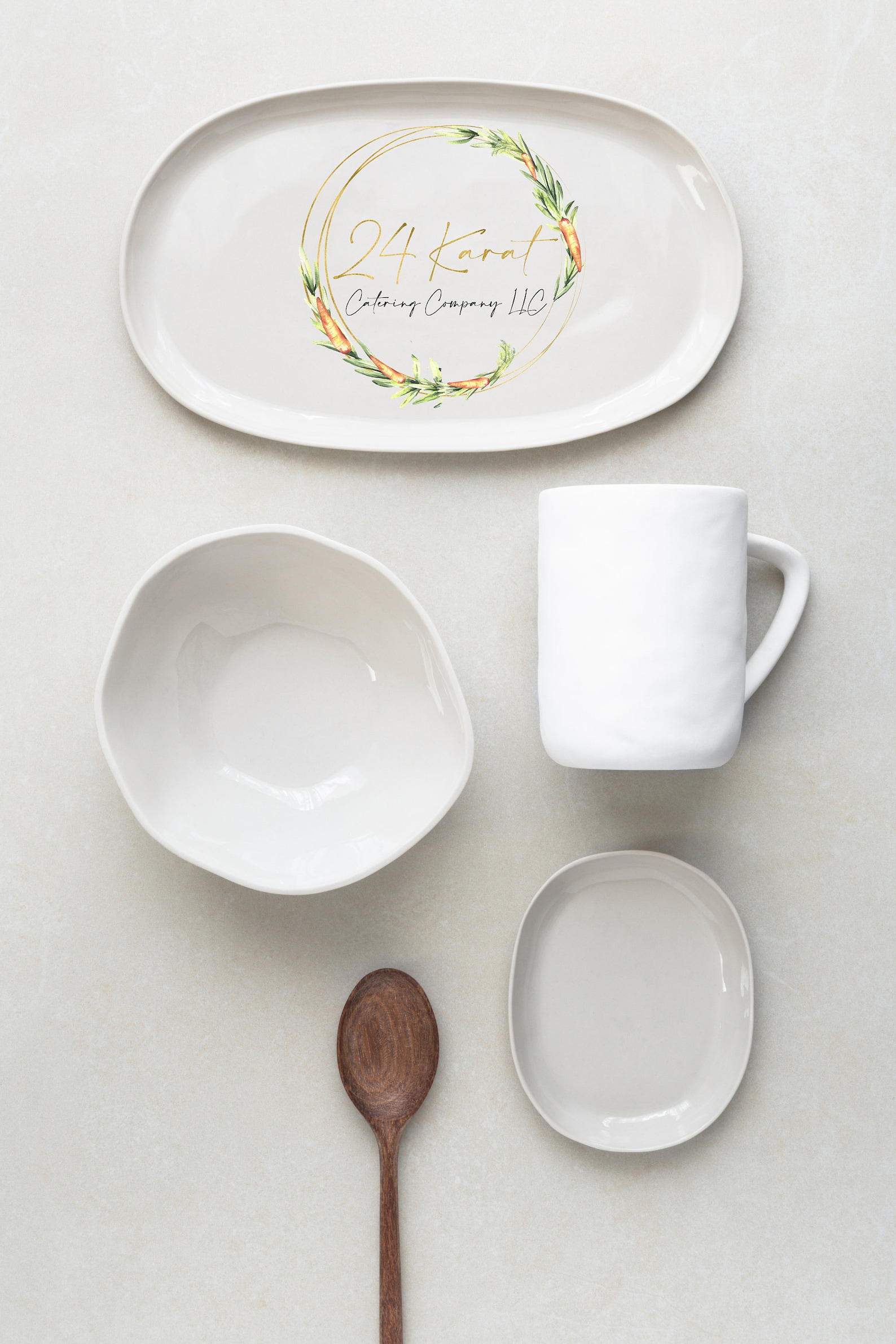 Food Logo Design, Grazing Table Logo Design, Carrot Rustic Logo ...