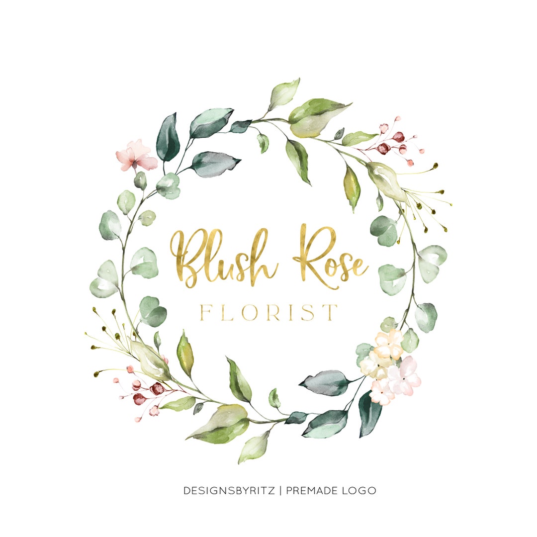 Floral Premade Logo Design, Photography Logo and Watermark, Boutique ...