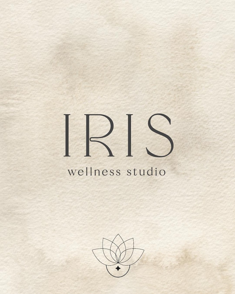 Custom Wellness Logo Brand Kit, Feminine Branding for Coaches, Boho and ...