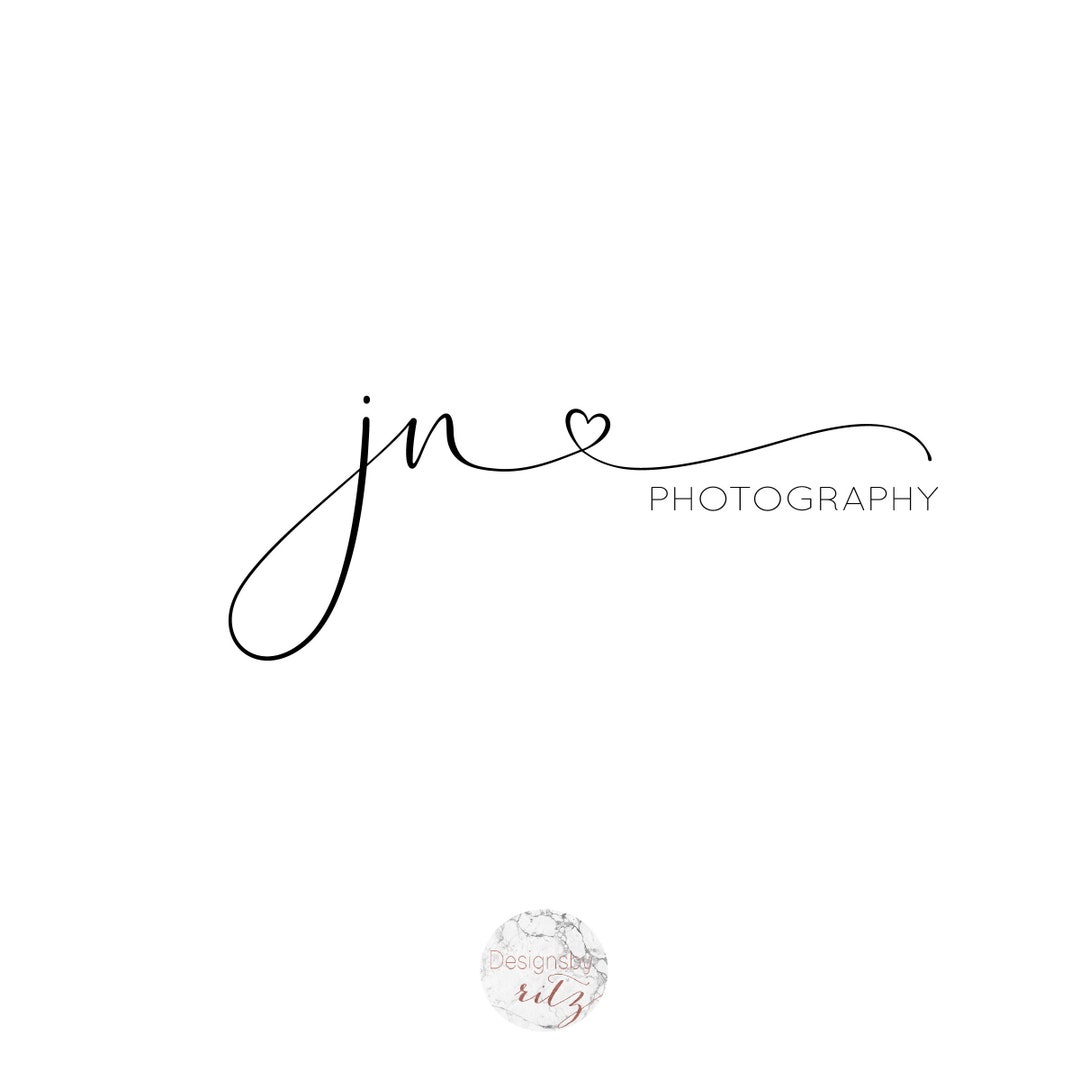 Premade Logo Design, Initial Logo, Minimalist Logo, Photography Logo ...