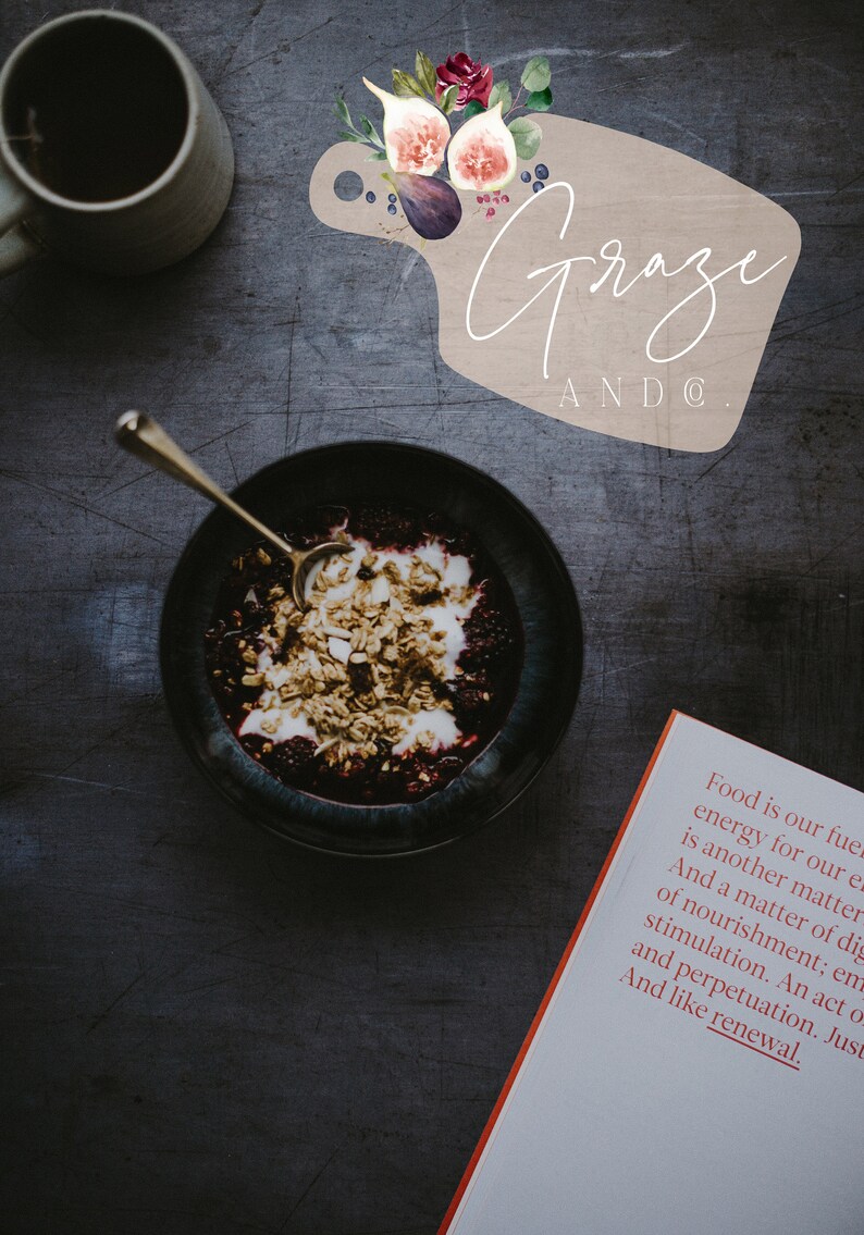 Charcuterie Logo Design Grazing Table Logo Design Rustic - Etsy