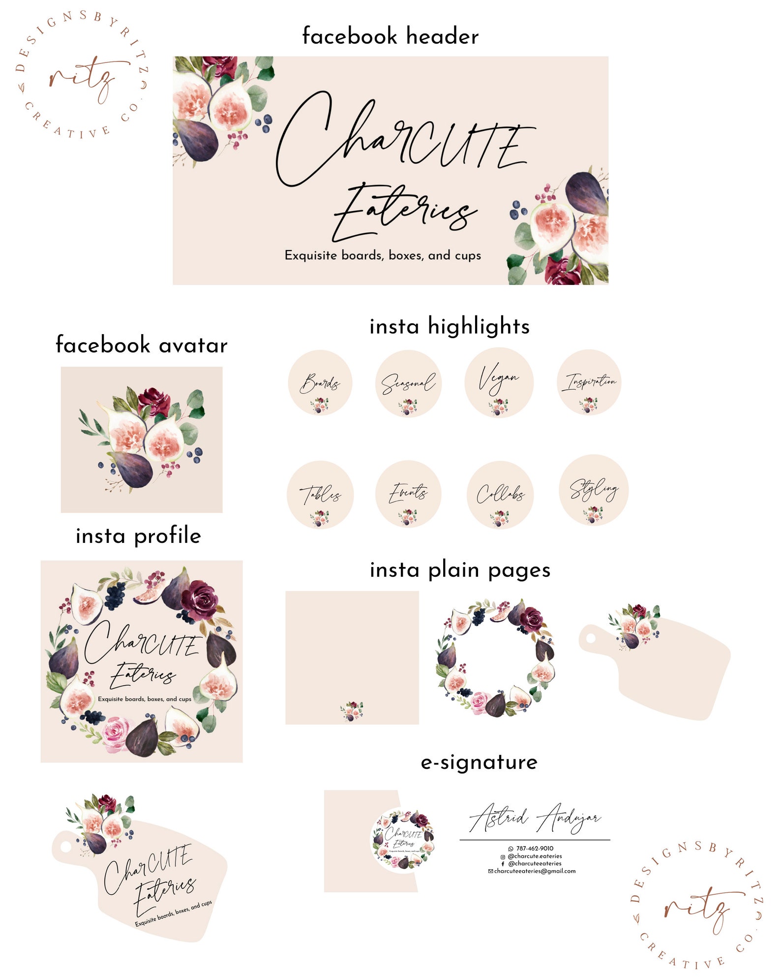 Charcuterie Logo Design Food Logo Grazing Table Logo | Etsy UK