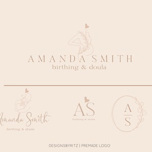 Doula Logo Design Birthing Logo Signature Logo Wellness - Etsy UK