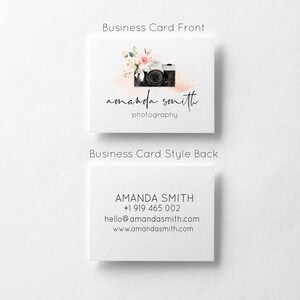 Watercolor Camera Logo, Photography Logo and Watermark, Premade Logo ...