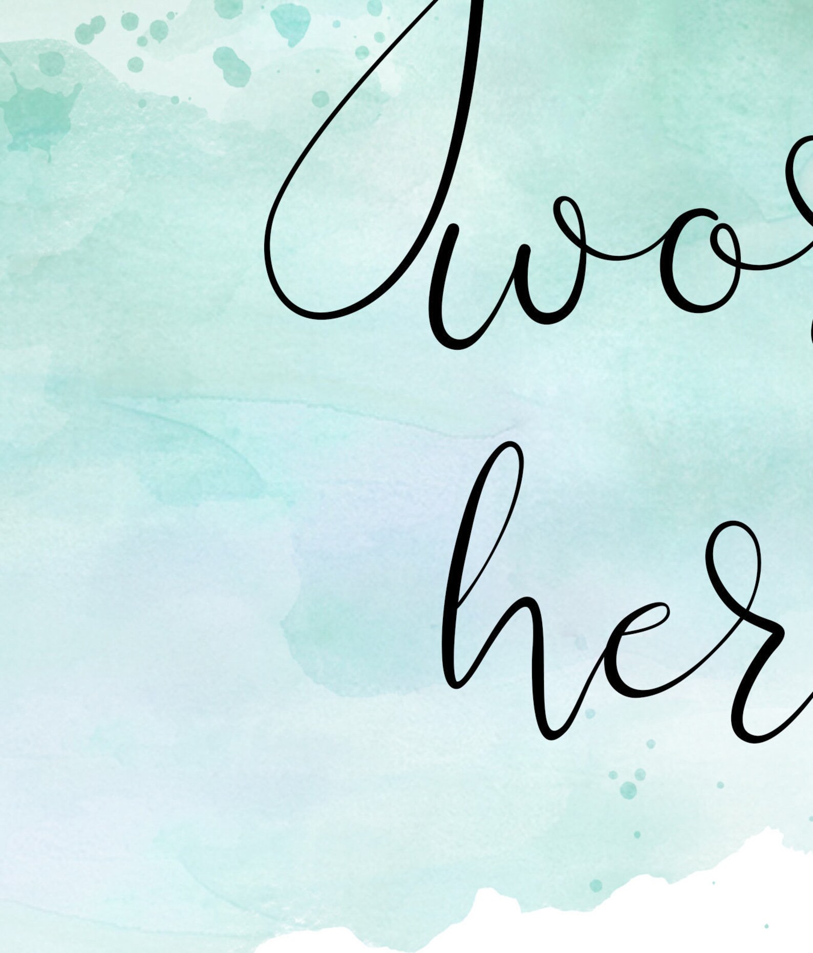 Watercolor Custom Words Printpastel Nursery Printable Art - Etsy UK