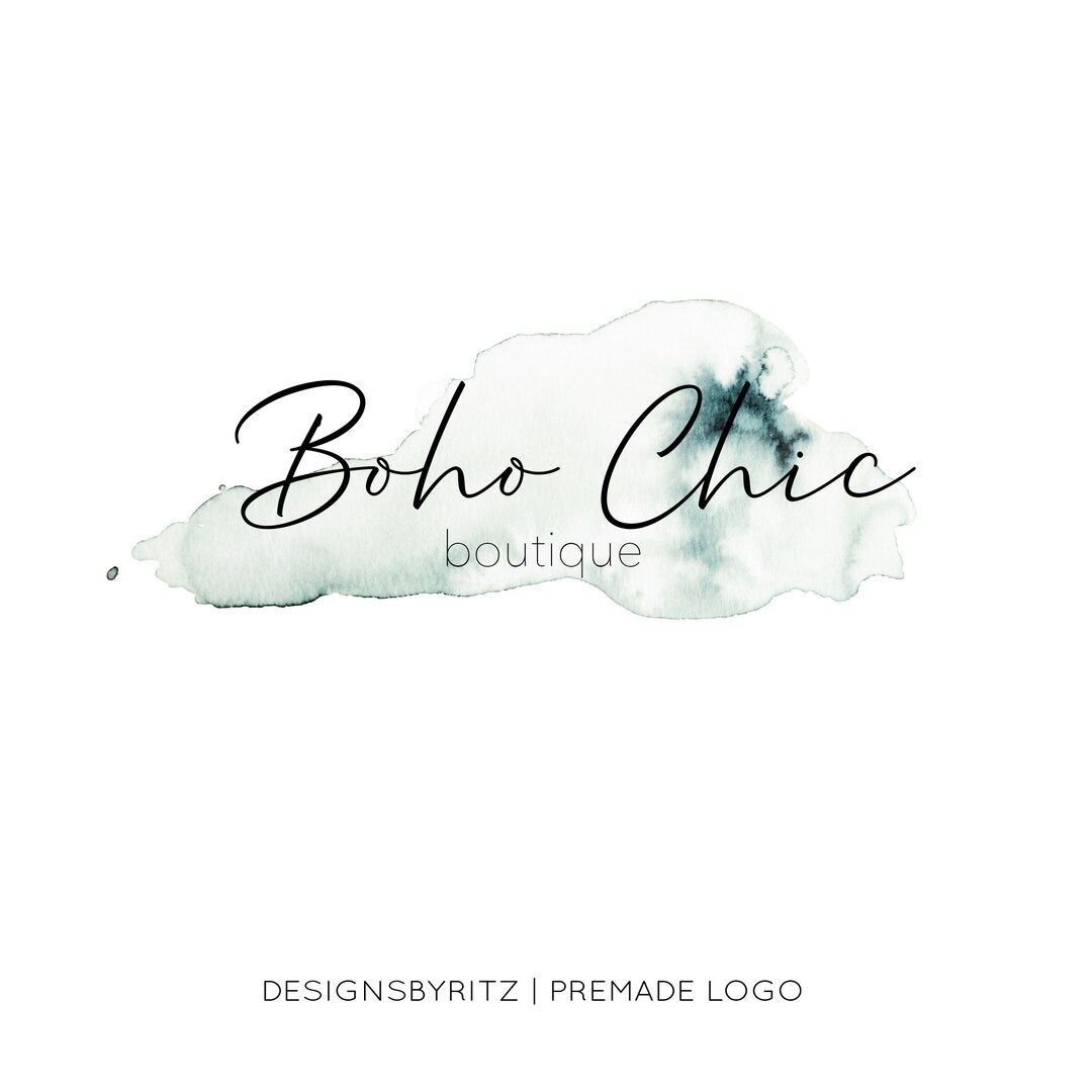 Watermark Logo, Premade Logo Design Branding, Business Logo, Boutique ...