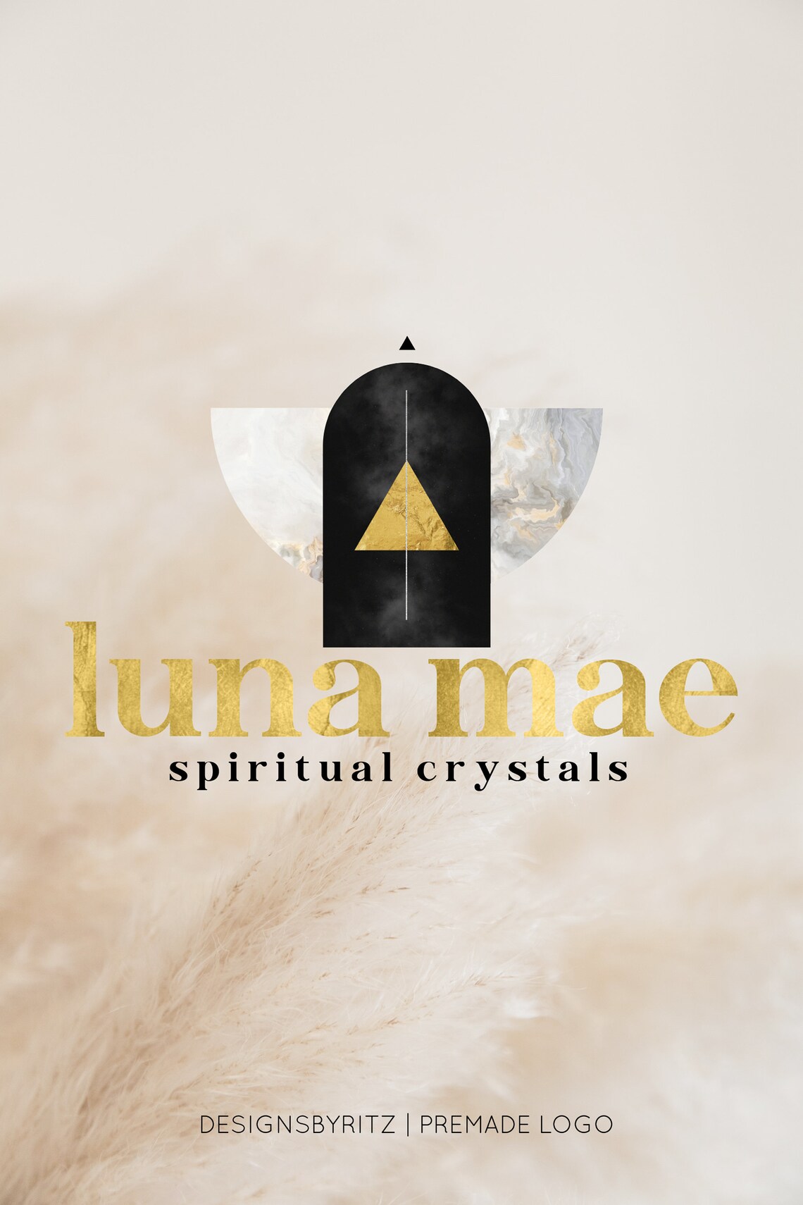 Spiritual Logo Design Premade Logo Design Wellness Healing - Etsy