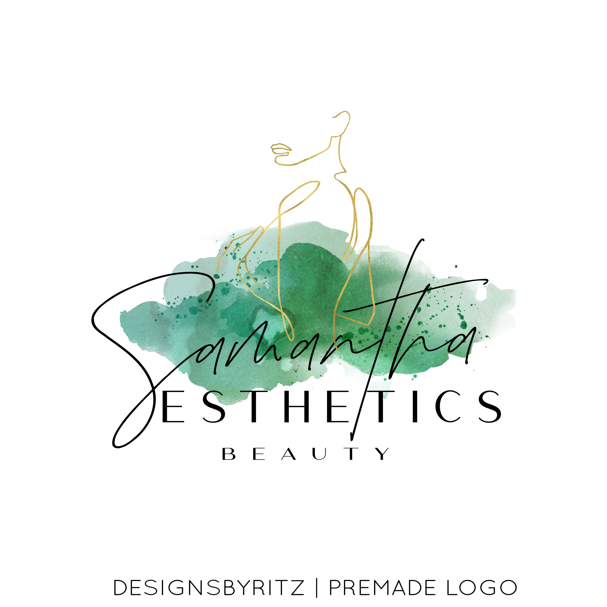 Beauty Logo Design Aesthetics Logo Modern Boutique Logo | Etsy