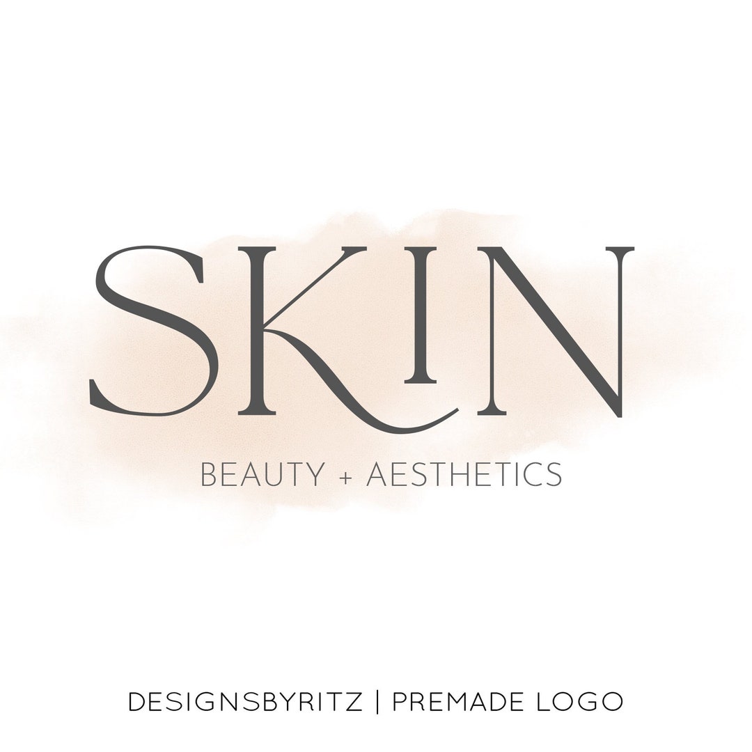 Aesthetics Logo Design, Premade Logo Design, Modern Boho Logo, Skin ...