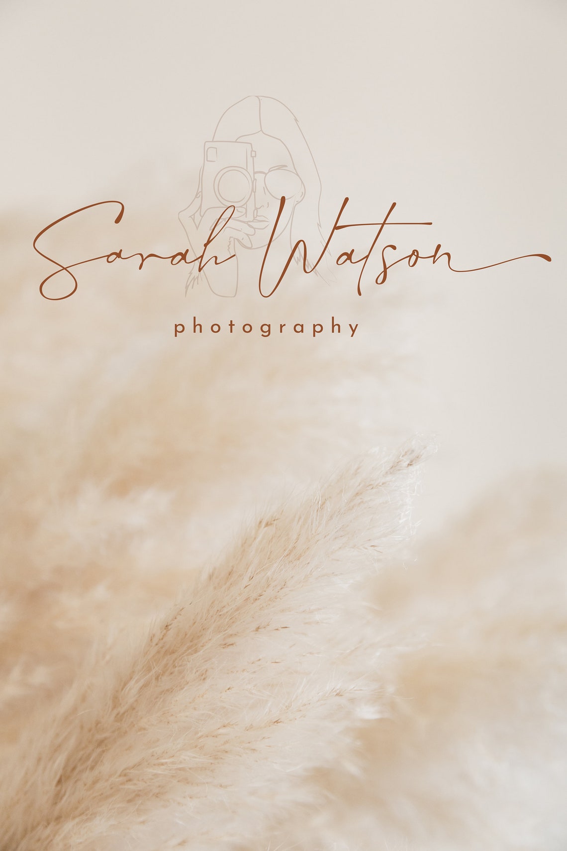 Watermark Logo Photography Logo Girl With Camera Logo - Etsy UK