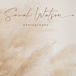 Watermark Logo, Photography Logo, Girl With Camera Logo, Modern Logo ...