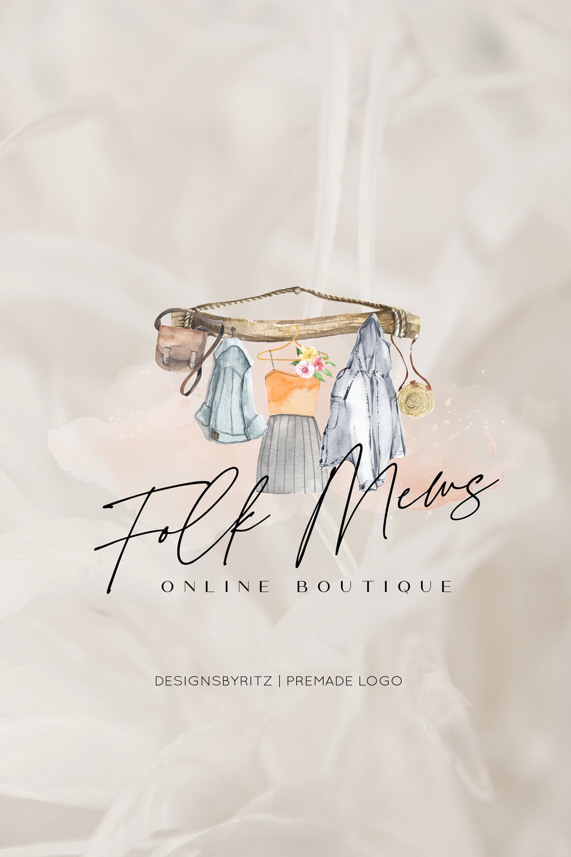 Rustic Boutique Logo Business Logo Premade Logo Design | Etsy