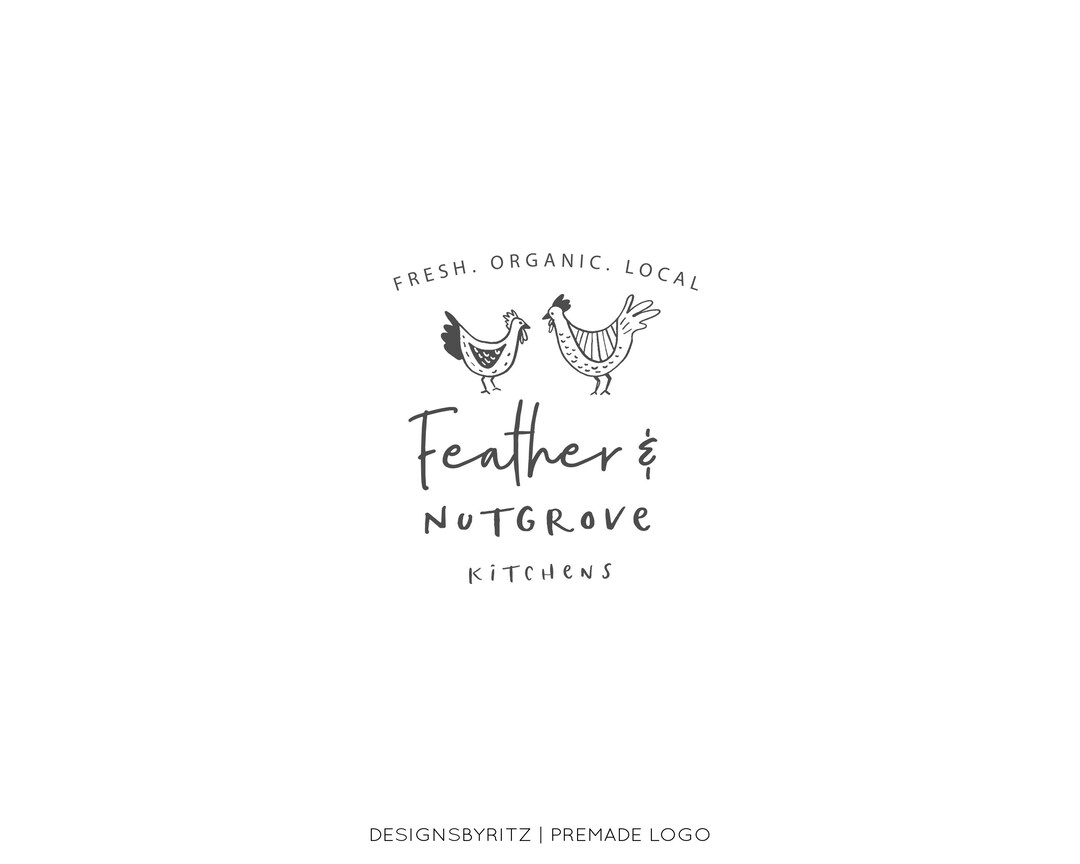 Modern Farmhouse Logo Design, Premade Logo Design, Website Business ...